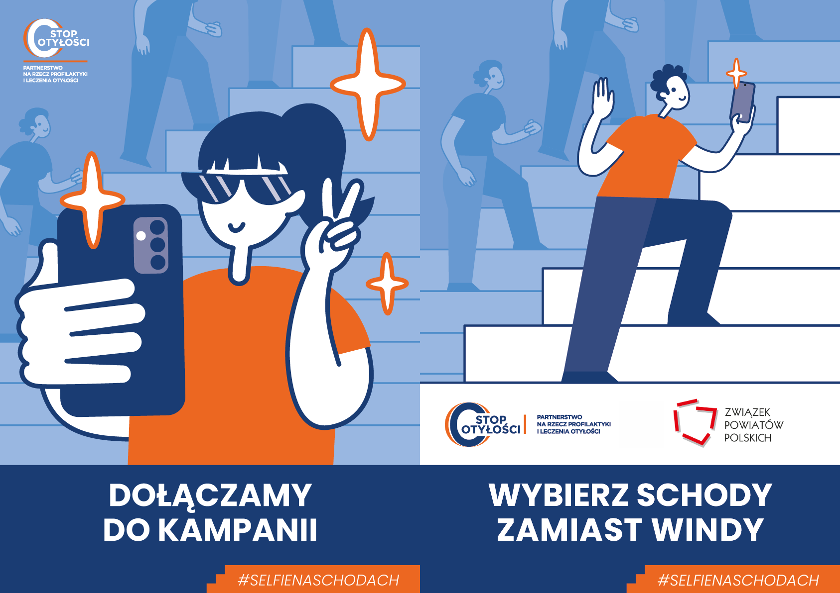 Powiat Strzelecki aktywnie w kampanii „Stop Otyłości”. Dzień Bez Windy ...